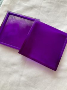 Purple Moon Coaster Set Square